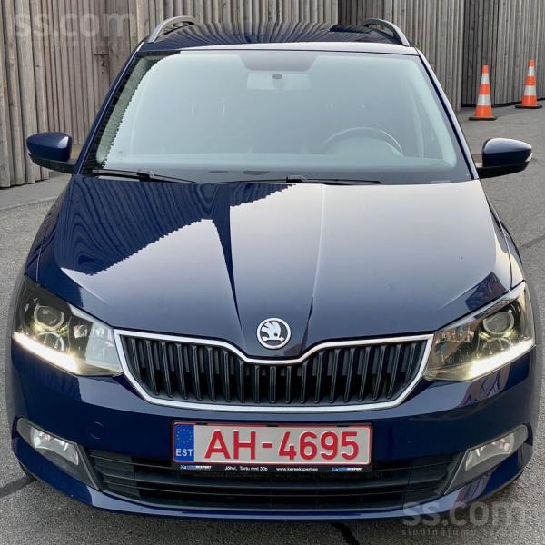 Blue Skoda Fabia 2015 in Jelgava, with an engine capacity of 1.20 L and mileage of 0 thousand km for 4950 €, photo 2 on AUTOMOTO.COM.LV