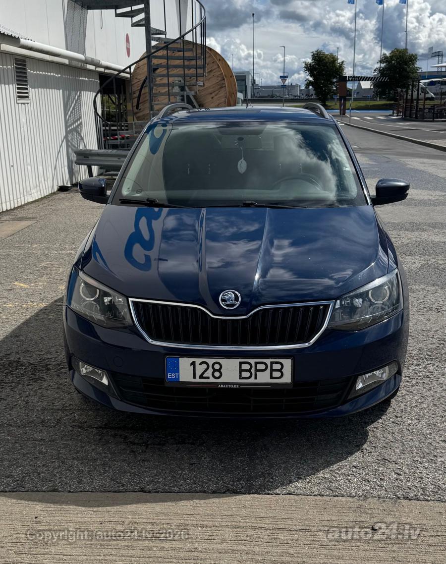 Blue Skoda Fabia 2015 in Tallinn, with an engine capacity of 1.20 L and mileage of 117 thousand km for 8399 €, photo 3 on AUTOMOTO.COM.LV