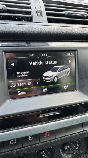Blue Skoda Fabia 2015 in Tallinn, with an engine capacity of 1.20 L and mileage of 117 thousand km for 8399 €, photo 14 on AUTOMOTO.COM.LV