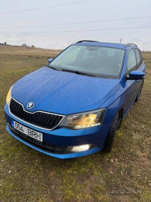 Blue Skoda Fabia 2016 in Tartu, with an engine capacity of 1.20 L and mileage of 0 thousand km for 6500 €, photo  on AUTOMOTO.COM.LV
