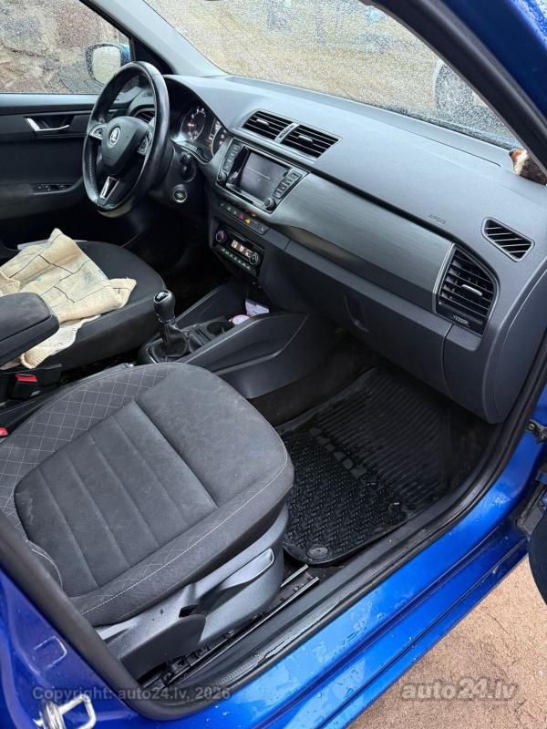 Blue Skoda Fabia 2016 in Tartu, with an engine capacity of 1.20 L and mileage of 0 thousand km for 6500 €, photo 11 on AUTOMOTO.COM.LV