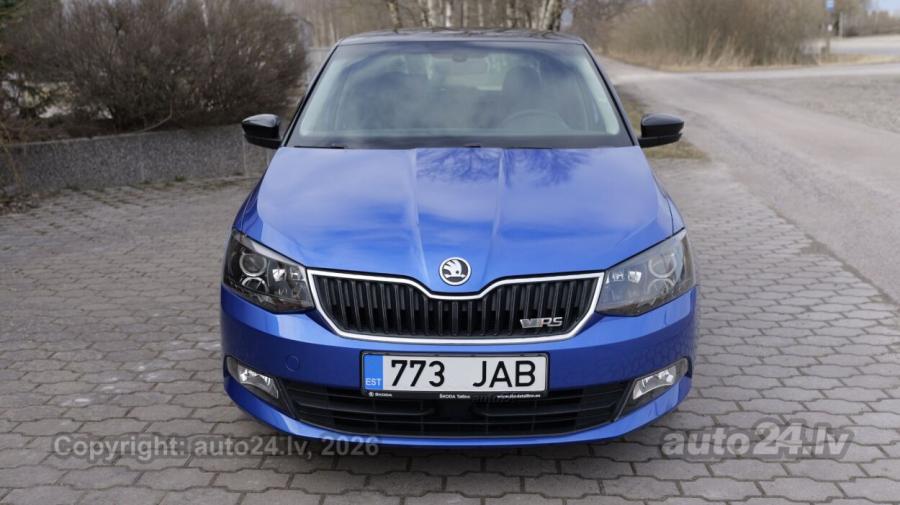 Blue Skoda Fabia 2016 in Tallinn, with an engine capacity of 1.20 L and mileage of 99 thousand km for 10999 €, photo 2 on AUTOMOTO.COM.LV