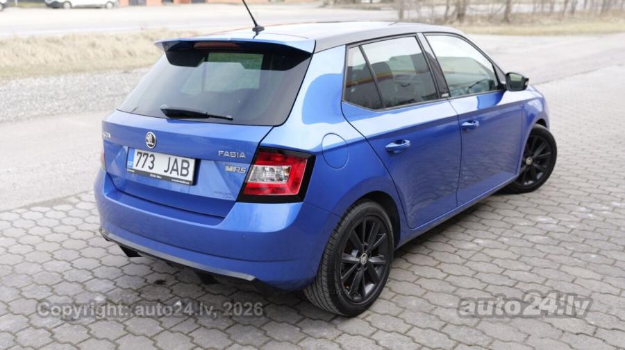 Blue Skoda Fabia 2016 in Tallinn, with an engine capacity of 1.20 L and mileage of 99 thousand km for 10999 €, photo 24 on AUTOMOTO.COM.LV