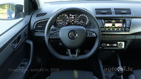 Blue Skoda Fabia 2016 in Tallinn, with an engine capacity of 1.20 L and mileage of 99 thousand km for 7999 €, photo 10 on AUTOMOTO.COM.LV
