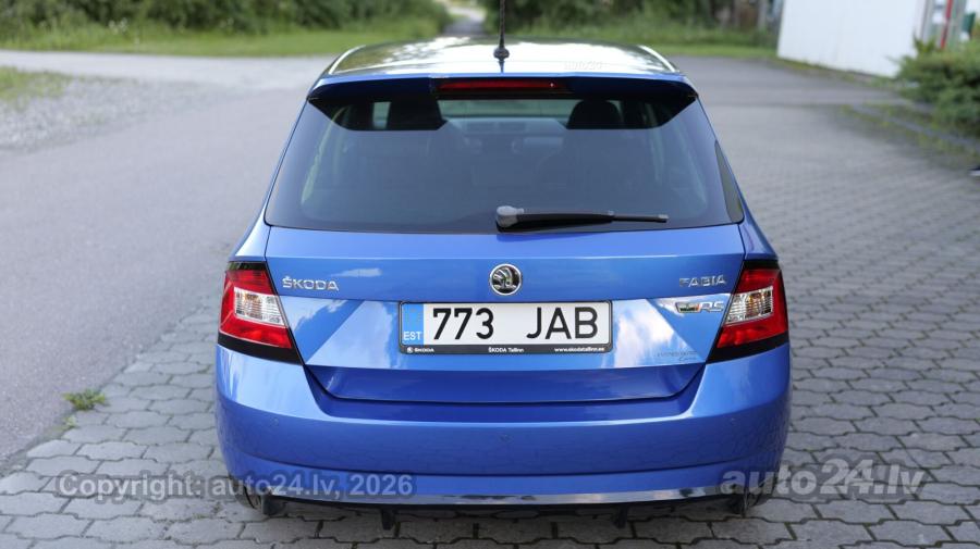 Zils Skoda Fabia 2016 Tallina, ar dzinēja tilpumu 1.20 L un nobraukumu 99 tūkst. km par 7999 €, foto 6 vietnē AUTOMOTO.COM.LV
