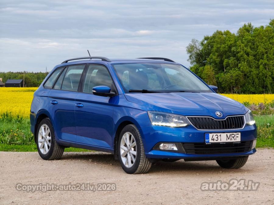 Zils Skoda Fabia 2017 Tallina, ar dzinēja tilpumu 1.20 L un nobraukumu 134 tūkst. km par 8300 €, foto 3 vietnē AUTOMOTO.COM.LV
