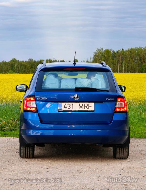 Blue Skoda Fabia 2017 in Tallinn, with an engine capacity of 1.20 L and mileage of 134 thousand km for 8300 €, photo 7 on AUTOMOTO.COM.LV