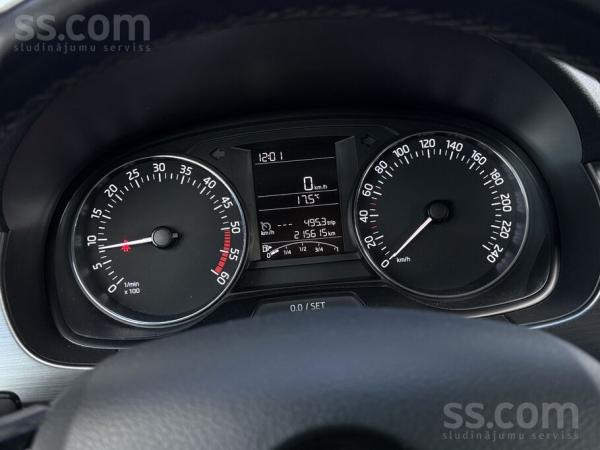 Blue Skoda Fabia 2018 in Tukums, with an engine capacity of 1.40 L and mileage of 215 thousand km for 6899 €, photo 11 on AUTOMOTO.COM.LV