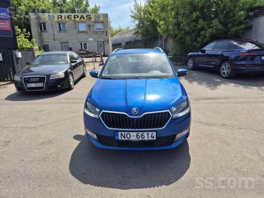 Синий Шкода Фабия 2019 в Рига, объемом двигателя 1.00 л и пробегом 169 тыс. км за 9490 €, фото 4 на AUTOMOTO.COM.LV