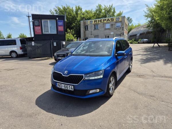 Blue Skoda Fabia 2019 in Riga, with an engine capacity of 1.00 L and mileage of 169 thousand km for 9490 €, photo 4 on AUTOMOTO.COM.LV