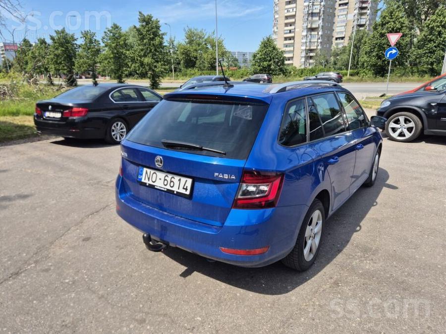 Синий Шкода Фабия 2019 в Рига, объемом двигателя 1.00 л и пробегом 169 тыс. км за 9490 €, фото 7 на AUTOMOTO.COM.LV