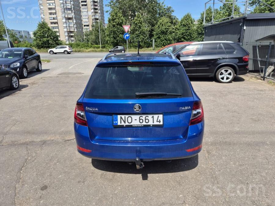 Синий Шкода Фабия 2019 в Рига, объемом двигателя 1.00 л и пробегом 169 тыс. км за 9490 €, фото 8 на AUTOMOTO.COM.LV
