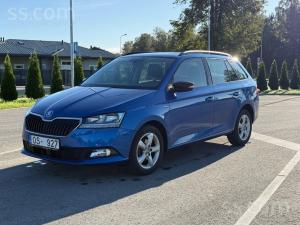 Blue Skoda Fabia 2019 in Riga, with an engine capacity of 1.00 L and mileage of 200 thousand km for 6499 €, photo  on AUTOMOTO.COM.LV