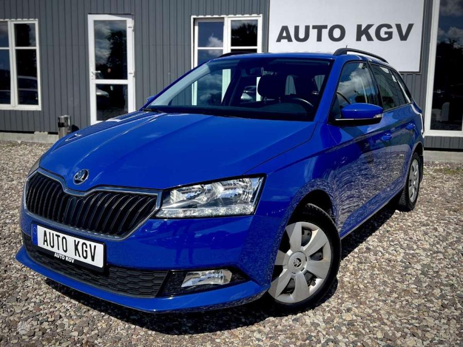 Zils Skoda Fabia 2020 Kauņa, ar dzinēja tilpumu 1.00 L un nobraukumu 141 tūkst. km par 8999 €, foto 1 vietnē AUTOMOTO.COM.LV