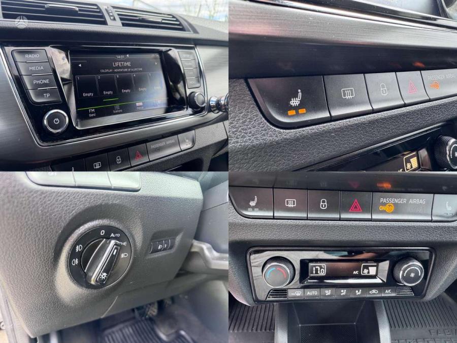 Brown Skoda Fabia 2016 in Kaunas, with an engine capacity of 1.20 L and mileage of 245 thousand km for 6290 €, photo 22 on AUTOMOTO.COM.LV