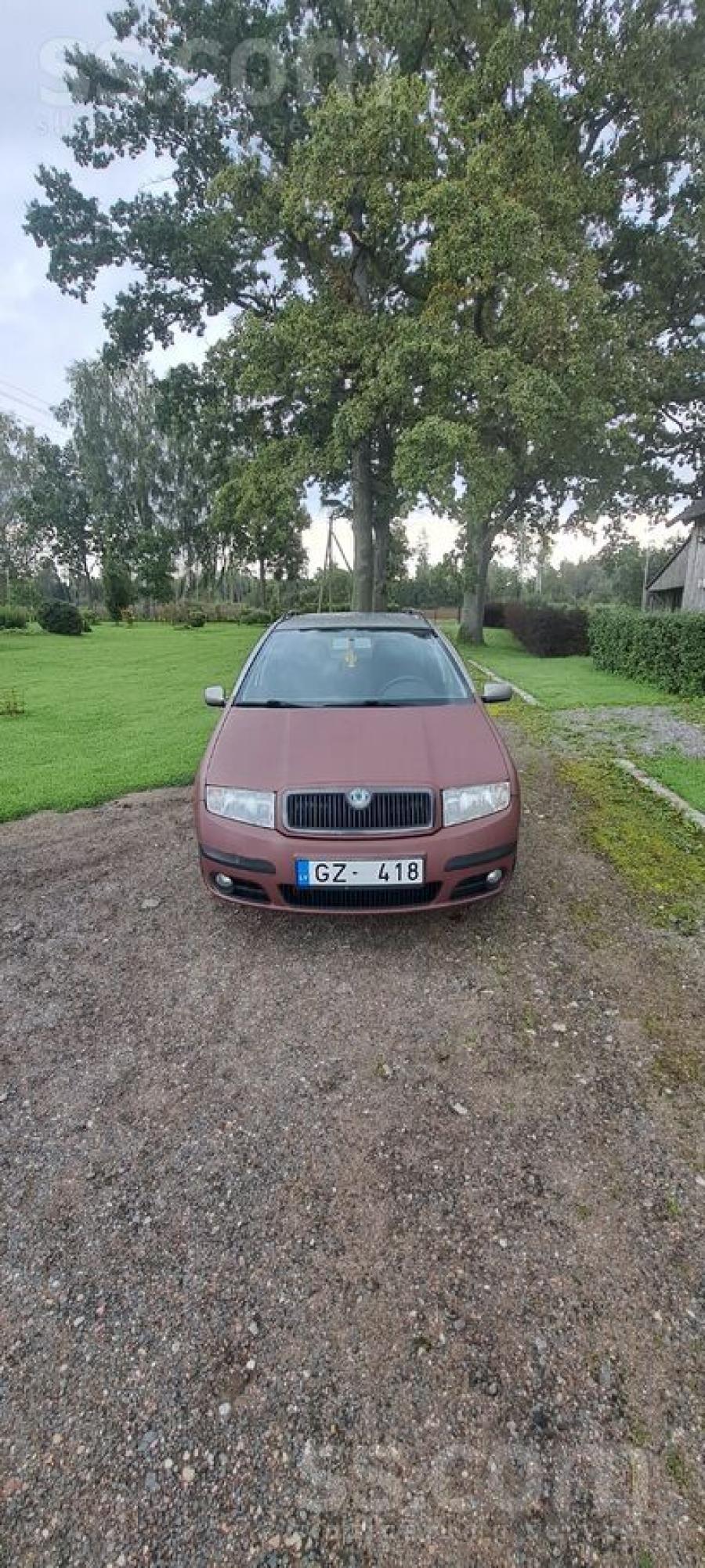 Brown Skoda Fabia 2007 in Riga, with an engine capacity of 1.40 L and mileage of 162 thousand km for 1400 €, photo 1 on AUTOMOTO.COM.LV