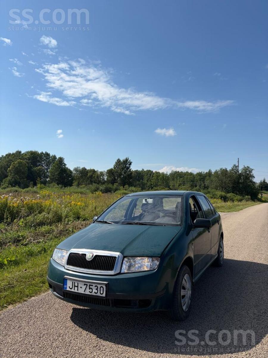 Зеленый Шкода Фабия 2001 в Резекне, объемом двигателя 1.40 л и пробегом 240 тыс. км за 880 €, фото 6 на AUTOMOTO.COM.LV