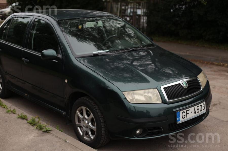 Zaļš Skoda Fabia 2006 Rīga, ar dzinēja tilpumu 1.40 L un nobraukumu 195 tūkst. km par 970 €, foto 8 vietnē AUTOMOTO.COM.LV