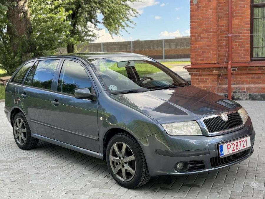 Green Skoda Fabia 2006 in Mazeikiai, with an engine capacity of 1.90 L and mileage of 304 thousand km for 1150 €, photo 9 on AUTOMOTO.COM.LV