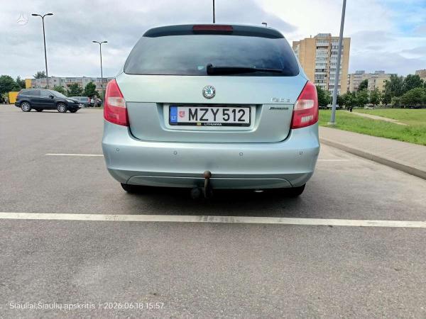 Green Skoda Fabia 2011 in Siauliai, with an engine capacity of 1.20 L and mileage of 254 thousand km for 3350 €, photo 8 on AUTOMOTO.COM.LV