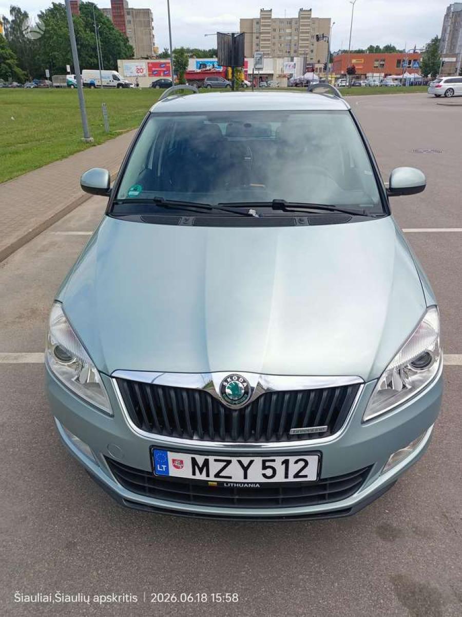 Green Skoda Fabia 2011 in Siauliai, with an engine capacity of 1.20 L and mileage of 254 thousand km for 3350 €, photo 15 on AUTOMOTO.COM.LV