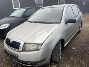 Grey Skoda Fabia 2000 in Vilnius, with an engine capacity of 1.40 L and mileage of 267 thousand km for 350 €, photo  on AUTOMOTO.COM.LV