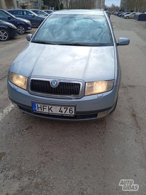 Grey Skoda Fabia 2002 in Kaunas, with an engine capacity of 1.40 L and mileage of 190 thousand km for 300 €, photo  on AUTOMOTO.COM.LV