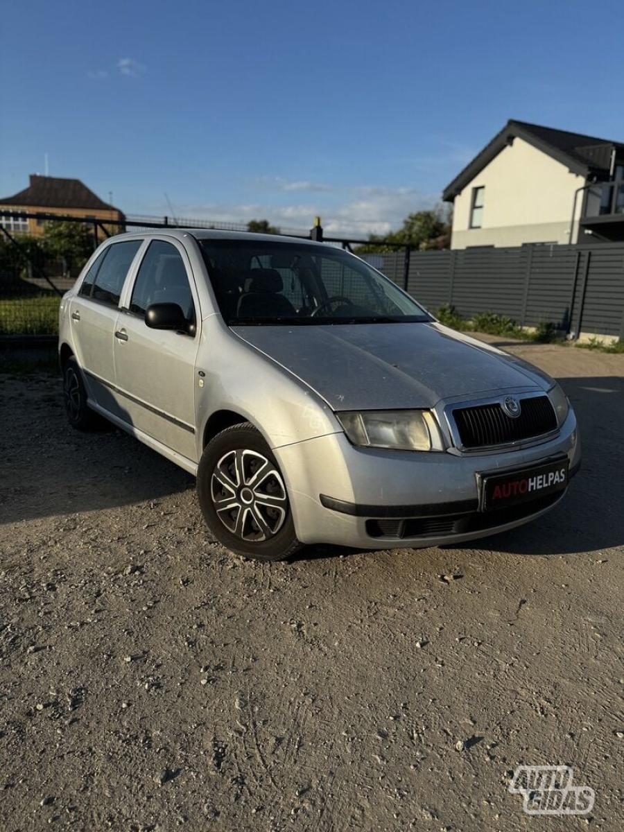 Pelēks Skoda Fabia 2002 Klaipėda, ar dzinēja tilpumu 1.40 L un nobraukumu 159 tūkst. km par 699 €, foto 3 vietnē AUTOMOTO.COM.LV
