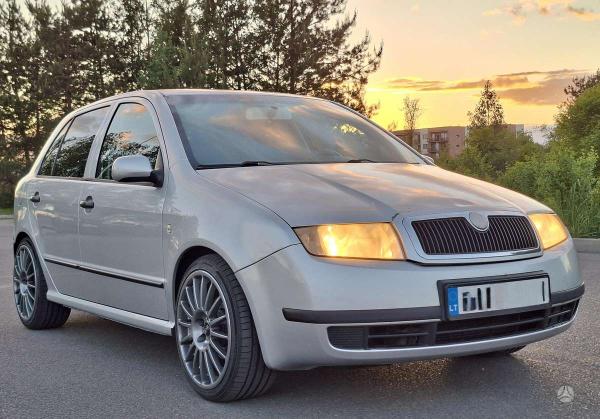 Grey Skoda Fabia 2003 in Vilnius, with an engine capacity of 1.90 L and mileage of 290 thousand km for 1700 €, photo 2 on AUTOMOTO.COM.LV