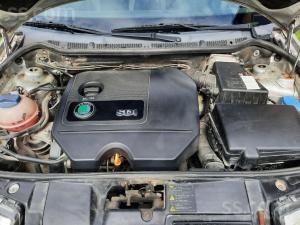 Grey Skoda Fabia 2004 in Preili, with an engine capacity of 1.90 L and mileage of 223 thousand km for 950 €, photo 9 on AUTOMOTO.COM.LV