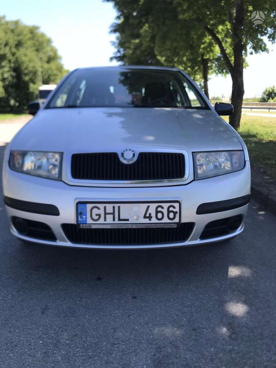 Grey Skoda Fabia 2007 in Alytus, with an engine capacity of 1.42 L and mileage of 273 thousand km for 1499 €, photo 5 on AUTOMOTO.COM.LV