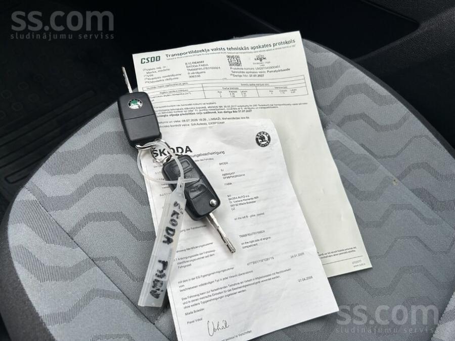 Pelēks Skoda Fabia 2008 Limbaži, ar dzinēja tilpumu 1.40 L un nobraukumu 306 tūkst. km par 2550 €, foto 11 vietnē AUTOMOTO.COM.LV
