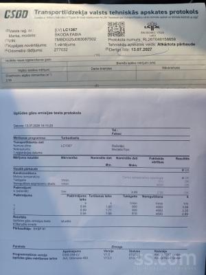 Серый Шкода Фабия 2008 в Рига, объемом двигателя 1.90 л и пробегом 277 тыс. км за 1688 €, фото 9 на AUTOMOTO.COM.LV