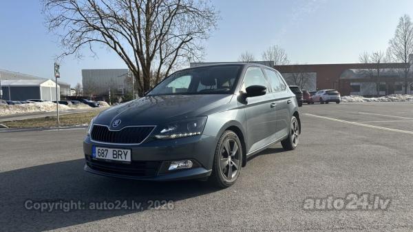 Grey Skoda Fabia 2016 in Tallinn, with an engine capacity of 1.20 L and mileage of 84 thousand km for 9900 €, photo 1 on AUTOMOTO.COM.LV