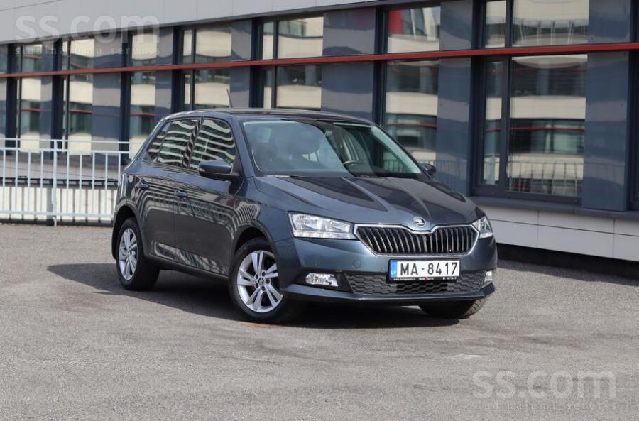 Grey Skoda Fabia 2019 in Riga, with an engine capacity of 1.00 L and mileage of 136 thousand km for 9280 €, photo 1 on AUTOMOTO.COM.LV