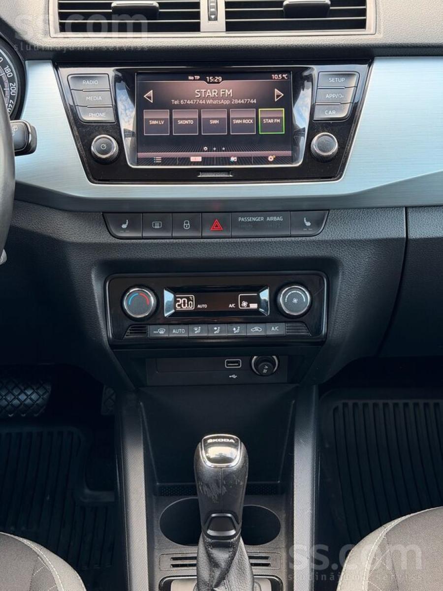 Grey Skoda Fabia 2019 in Riga, with an engine capacity of 1.00 L and mileage of 136 thousand km for 9280 €, photo 13 on AUTOMOTO.COM.LV