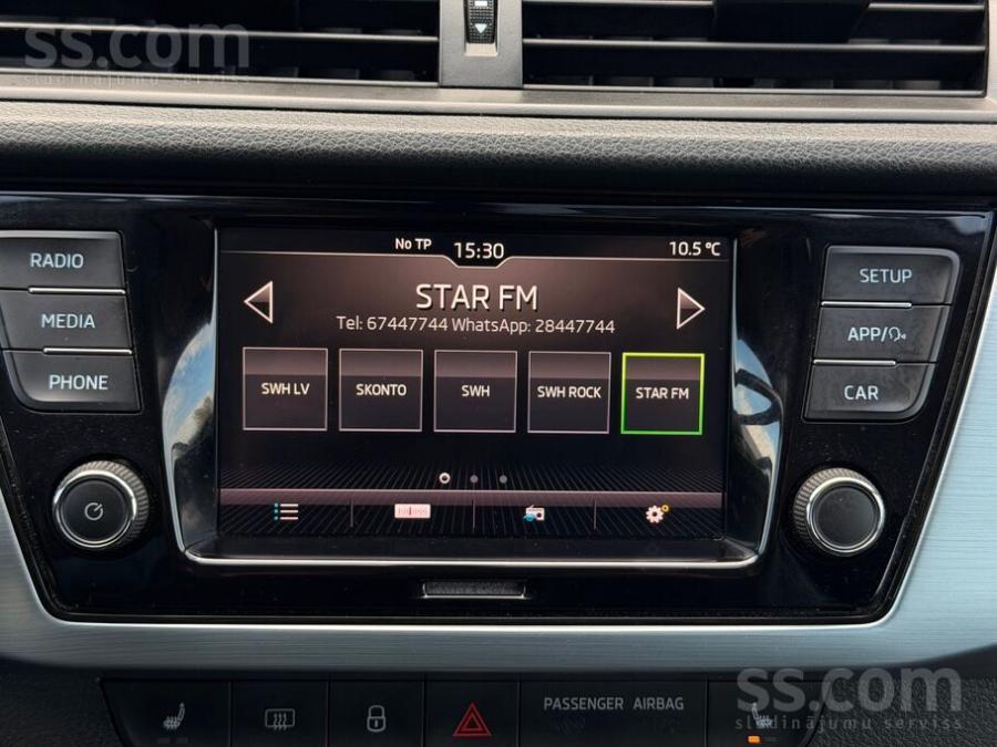 Grey Skoda Fabia 2019 in Riga, with an engine capacity of 1.00 L and mileage of 136 thousand km for 9280 €, photo 15 on AUTOMOTO.COM.LV
