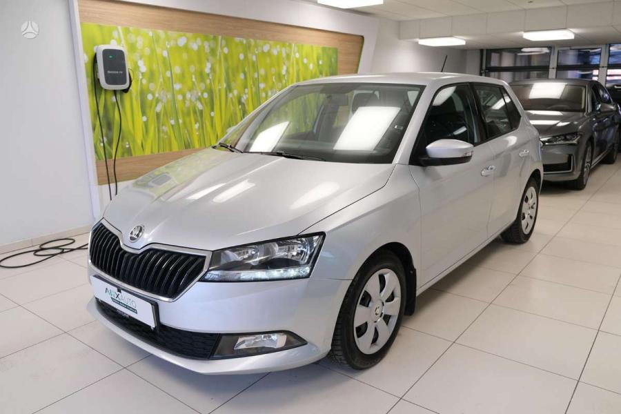 Grey Skoda Fabia 2020 in Vilnius, with an engine capacity of 1.00 L and mileage of 195 thousand km for 6900 €, photo 1 on AUTOMOTO.COM.LV