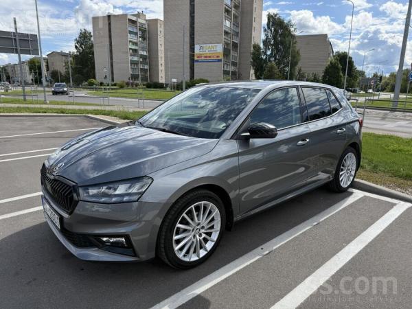 Grey Skoda Fabia 2022 in Daugavpils, with an engine capacity of 1.00 L and mileage of 22 thousand km for 15500 €, photo 1 on AUTOMOTO.COM.LV