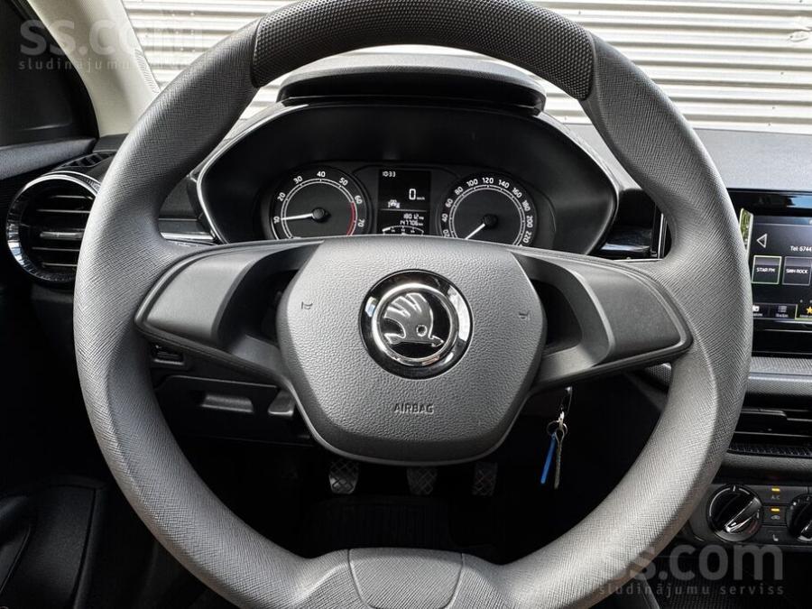 Grey Skoda Fabia 2023 in Riga, with an engine capacity of 1.00 L and mileage of 148 thousand km for 9900 €, photo 15 on AUTOMOTO.COM.LV