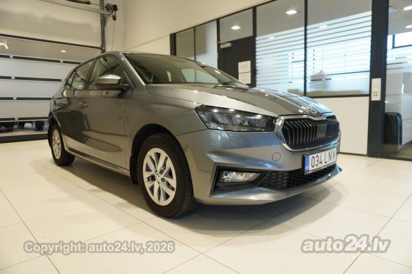 Grey Skoda Fabia 2023 in Tallinn, with an engine capacity of 1.00 L and mileage of 76 thousand km for 13900 €, photo 4 on AUTOMOTO.COM.LV