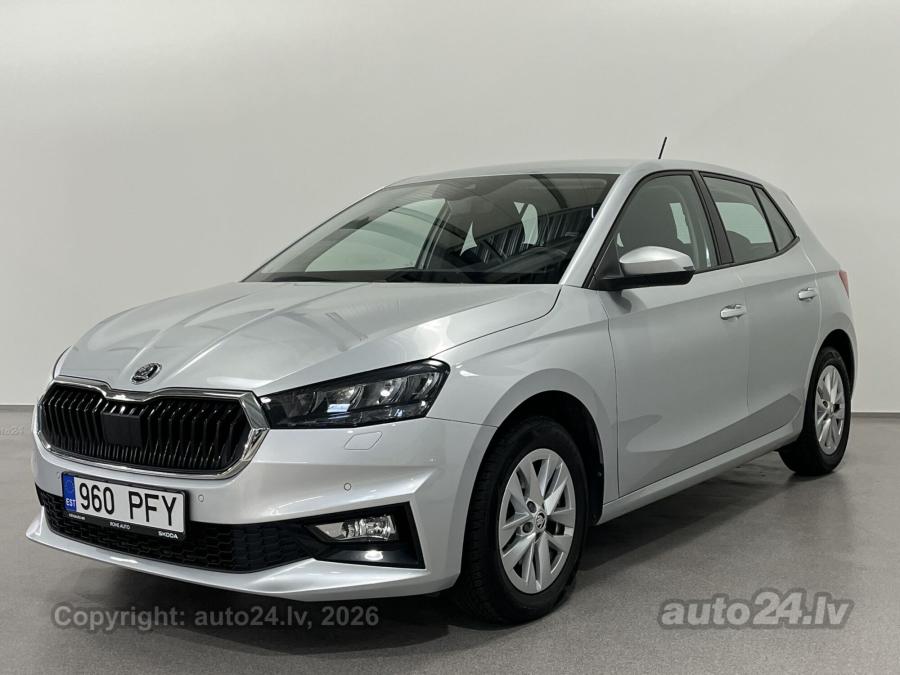 Grey Skoda Fabia 2024 in Tallinn, with an engine capacity of 1.00 L and mileage of 50 thousand km for 16490 €, photo 1 on AUTOMOTO.COM.LV