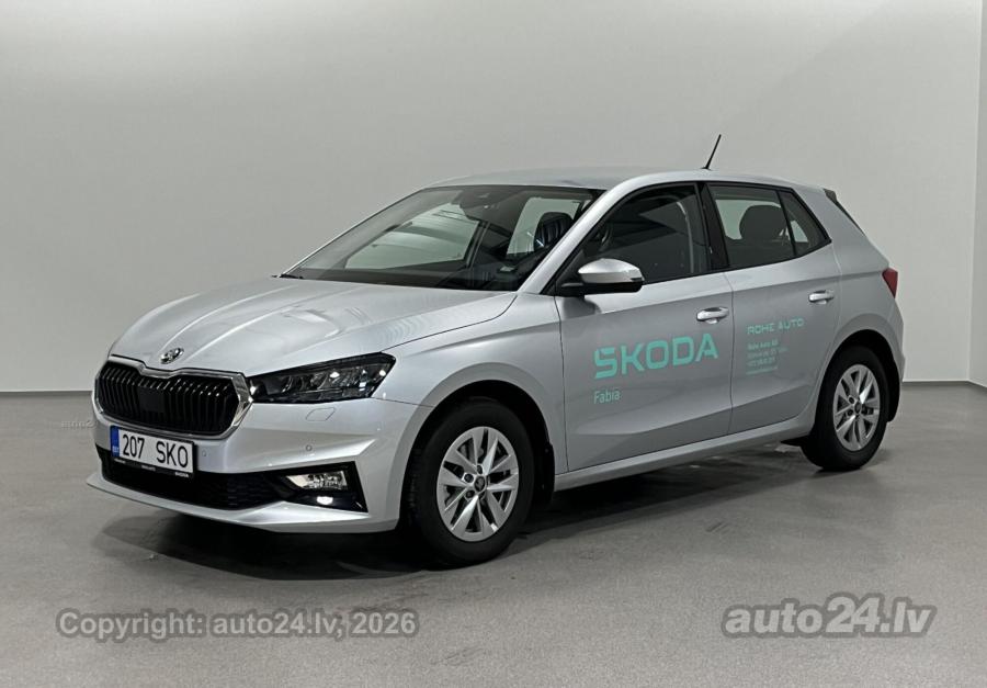 Pelēks Skoda Fabia 2025 Tallina, ar dzinēja tilpumu 1.00 L un nobraukumu 5 tūkst. km par 19900 €, foto 1 vietnē AUTOMOTO.COM.LV