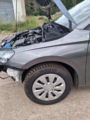 Grey Skoda Fabia 2025 in Rokiskis, with an engine capacity of 1.00 L and mileage of 12 thousand km for 10500 €, photo 19 on AUTOMOTO.COM.LV