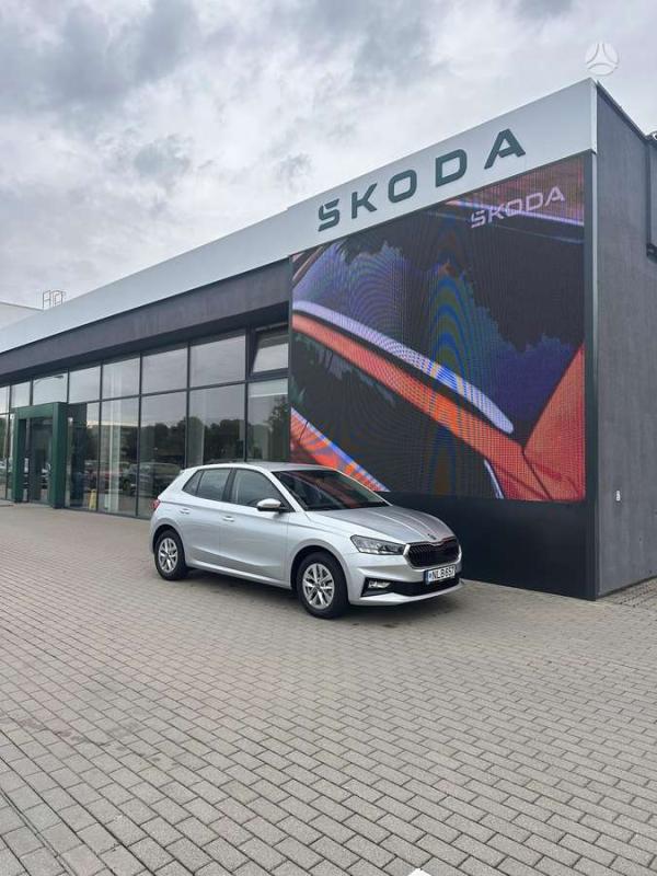 Grey Skoda Fabia 2025 in Klaipeda, with an engine capacity of 1.00 L and mileage of 13 thousand km for 17700 €, photo 2 on AUTOMOTO.COM.LV