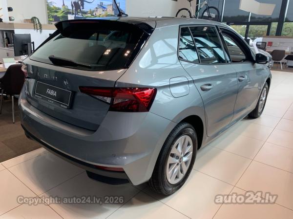Grey Skoda Fabia 2026 in Rakvere, with an engine capacity of 1.00 L and mileage of 0 thousand km for 21660 €, photo 3 on AUTOMOTO.COM.LV