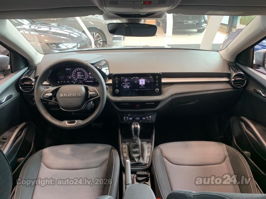 Grey Skoda Fabia 2026 in Rakvere, with an engine capacity of 1.00 L and mileage of 0 thousand km for 21660 €, photo 8 on AUTOMOTO.COM.LV