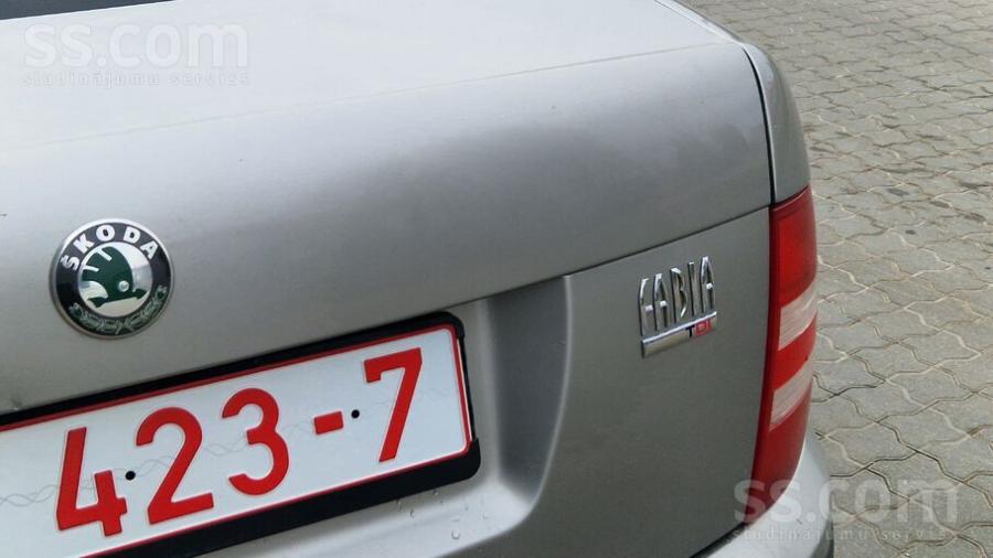 Серый Шкода Фабия 2006 в Елгава, объемом двигателя 1.90 л и пробегом 268 тыс. км за 1390 €, фото 8 на AUTOMOTO.COM.LV