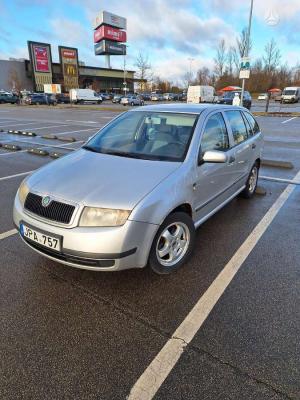 Grey Skoda Fabia 2001 in Vilnius, with an engine capacity of 1.90 L and mileage of 353 thousand km for 900 €, photo  on AUTOMOTO.COM.LV