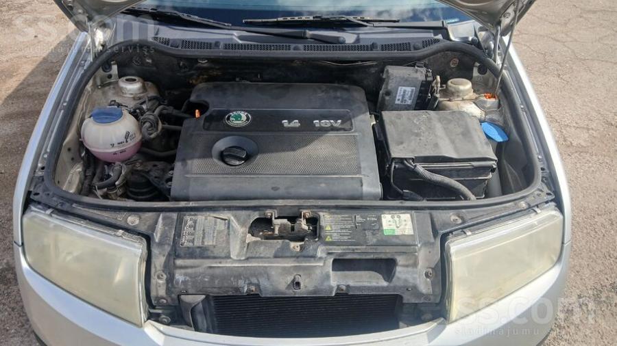 Pelēks Skoda Fabia 2001 Tukums, ar dzinēja tilpumu 1.40 L un nobraukumu 289 tūkst. km par 1500 €, foto 8 vietnē AUTOMOTO.COM.LV